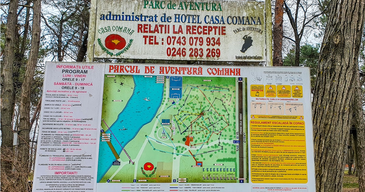Parcul de Aventură Comana - Idei de weekend | Dana Paraschiv